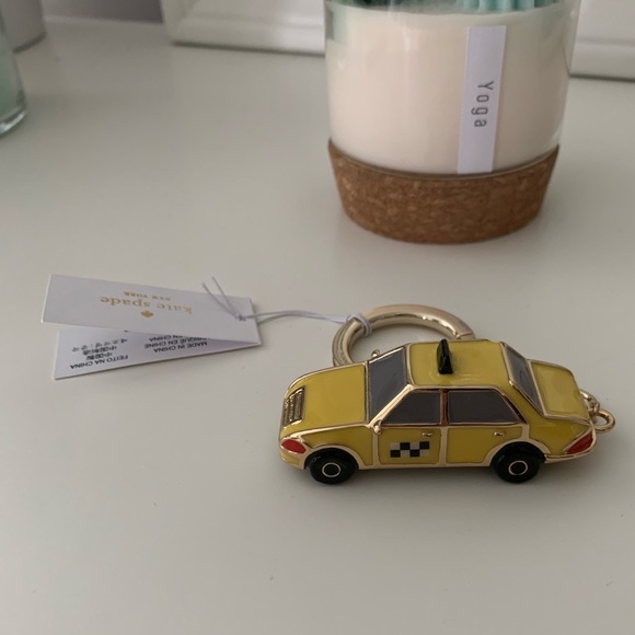 kate spade | Accessories | Nwt Kate Spade Taxi Keychain Key Fob | Poshmark